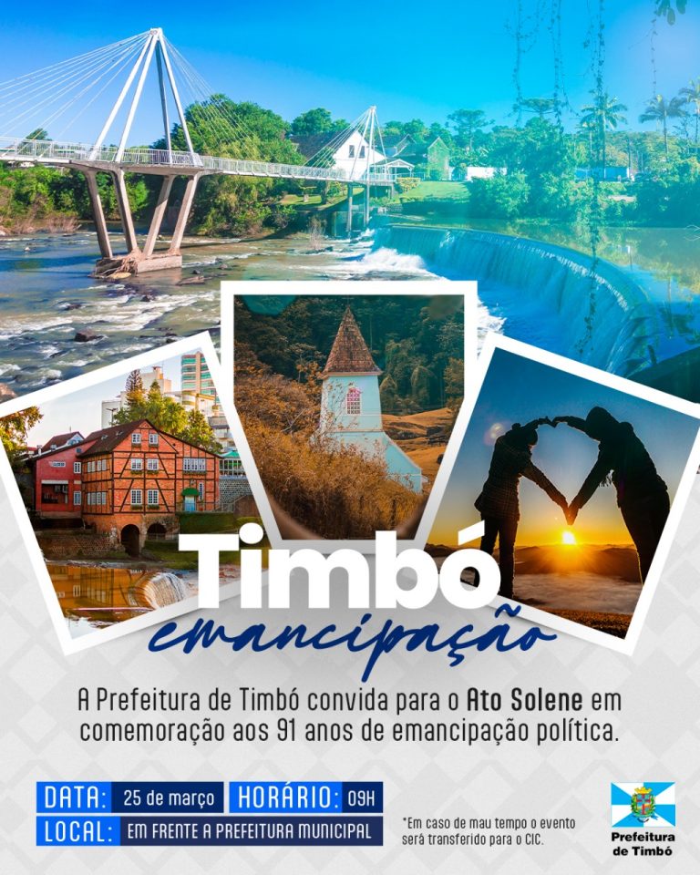 Prefeitura de Timbó | Site oficial da Prefeitura
